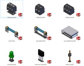 Electronic components 3D Printing Models | CGTrader
