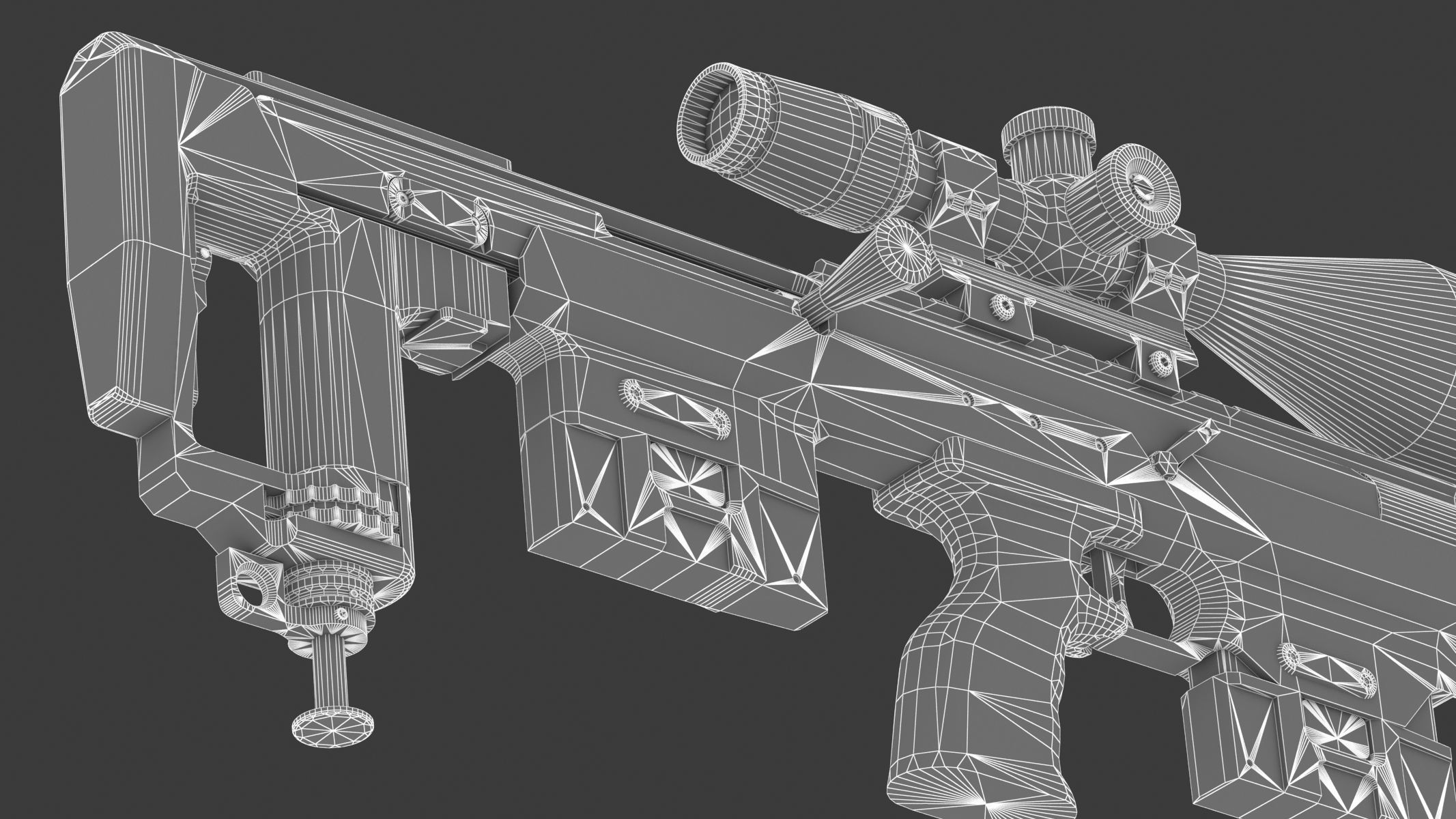 3D model DSR Precision Low Poly Realistic VR / AR / low-poly | CGTrader