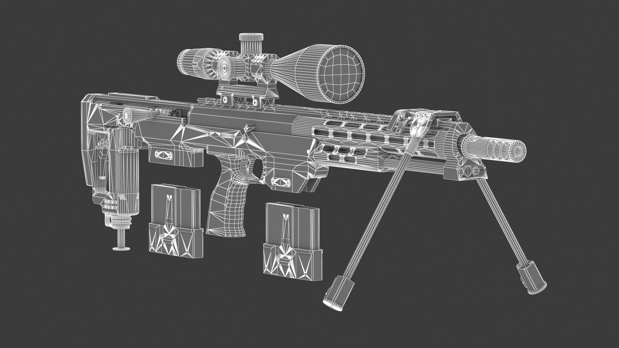 3D model DSR Precision Low Poly Realistic VR / AR / low-poly | CGTrader