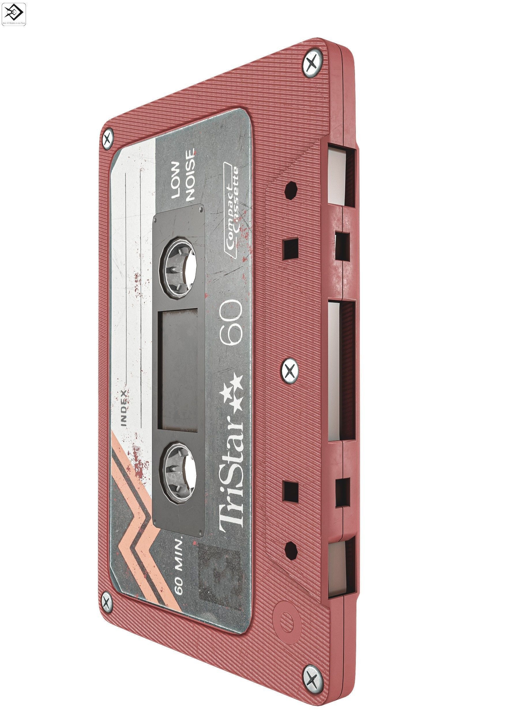3D model Cassette Tape 3 Types VR / AR / low-poly | CGTrader