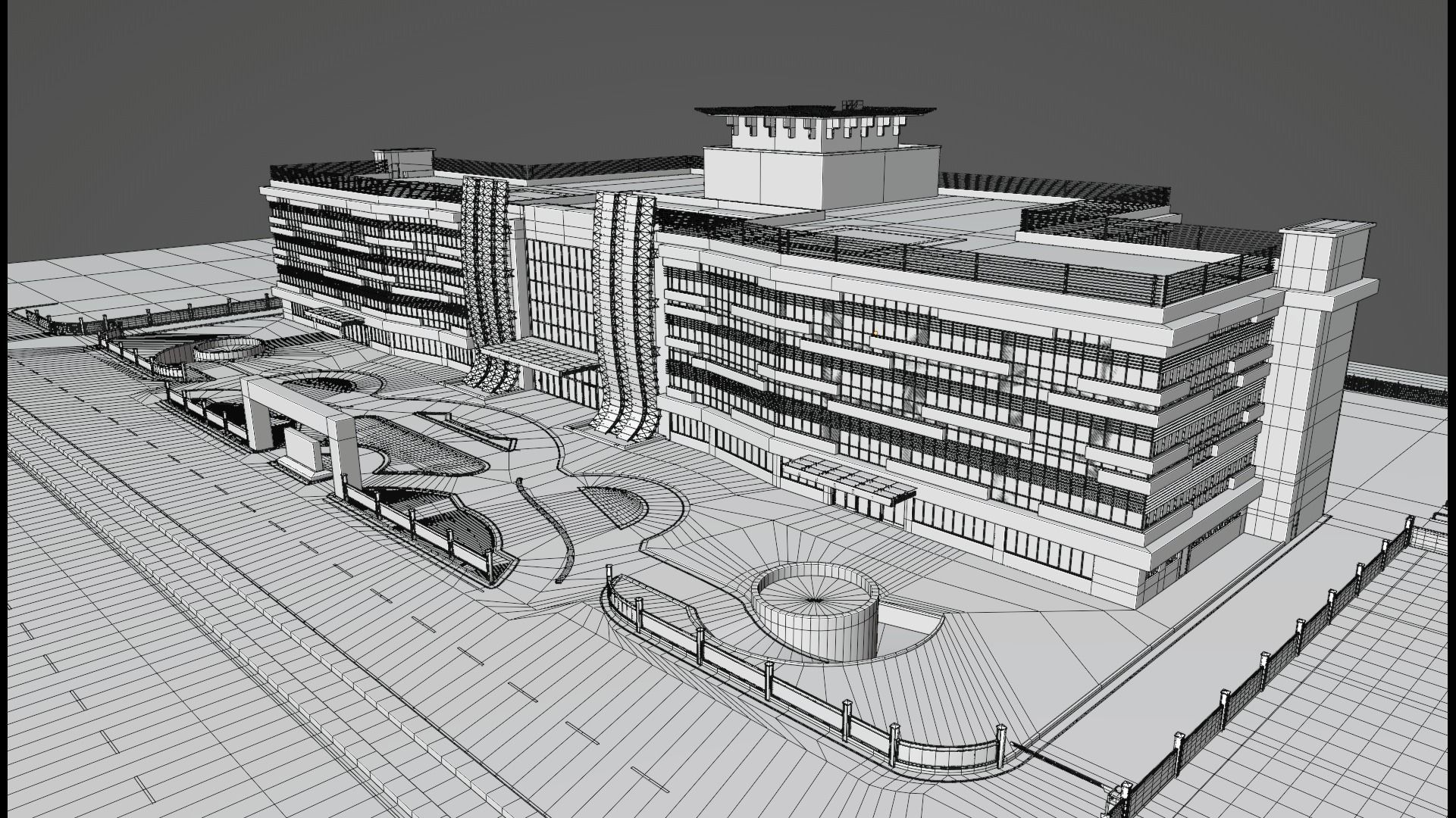 building complex 3D model | CGTrader