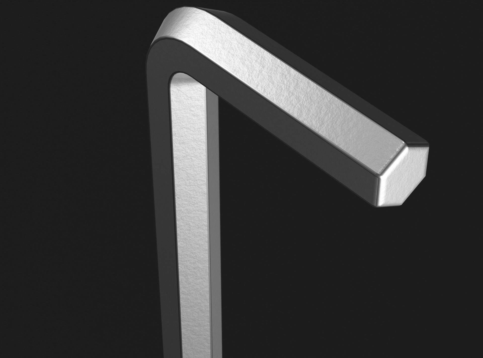 3D model Allen key - Long rounded VR / AR / low-poly | CGTrader