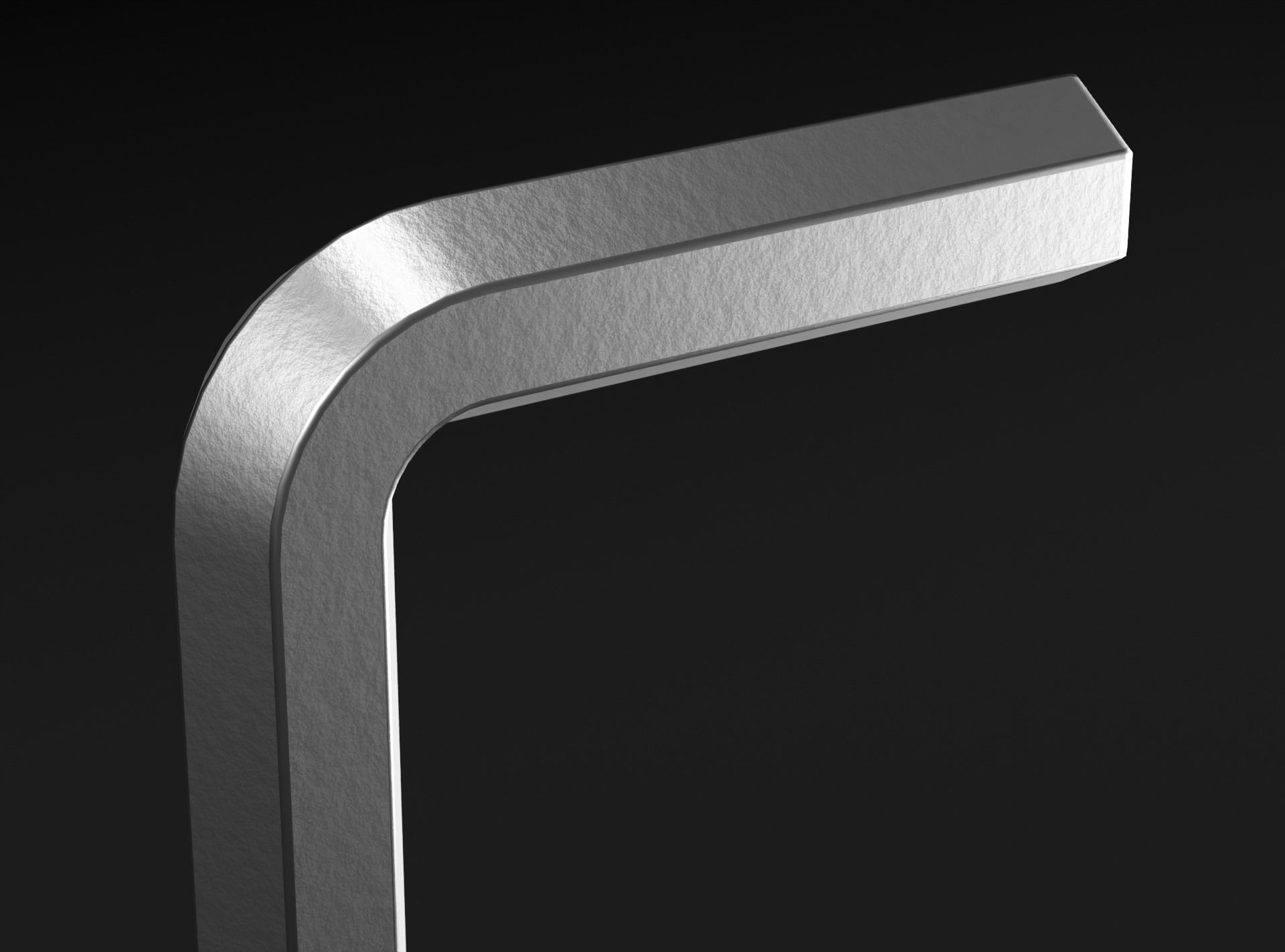 3D model Allen key - Long rounded VR / AR / low-poly | CGTrader