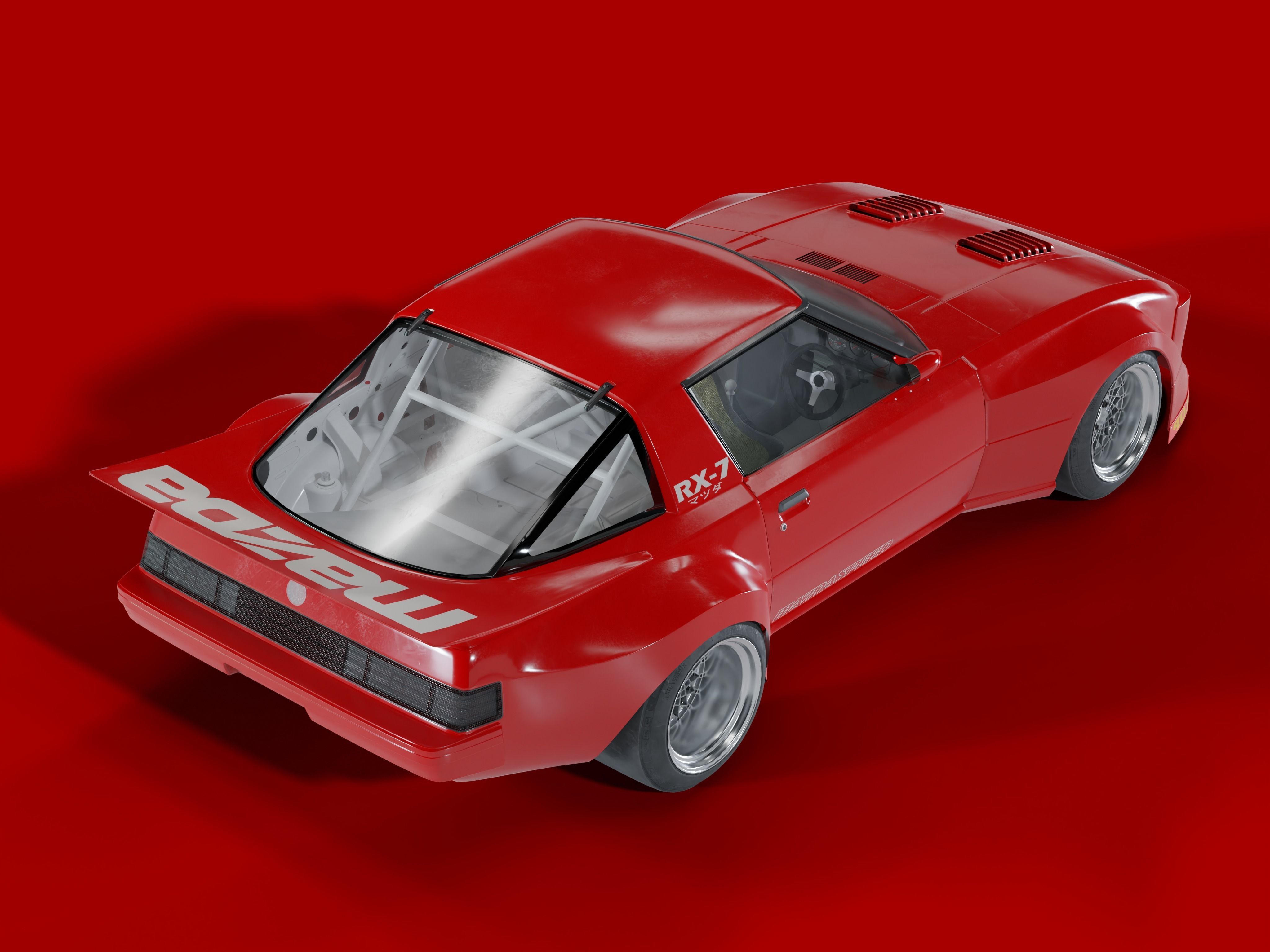 Mazda RX-7 SA22C IMSA 3D model 3D model | CGTrader
