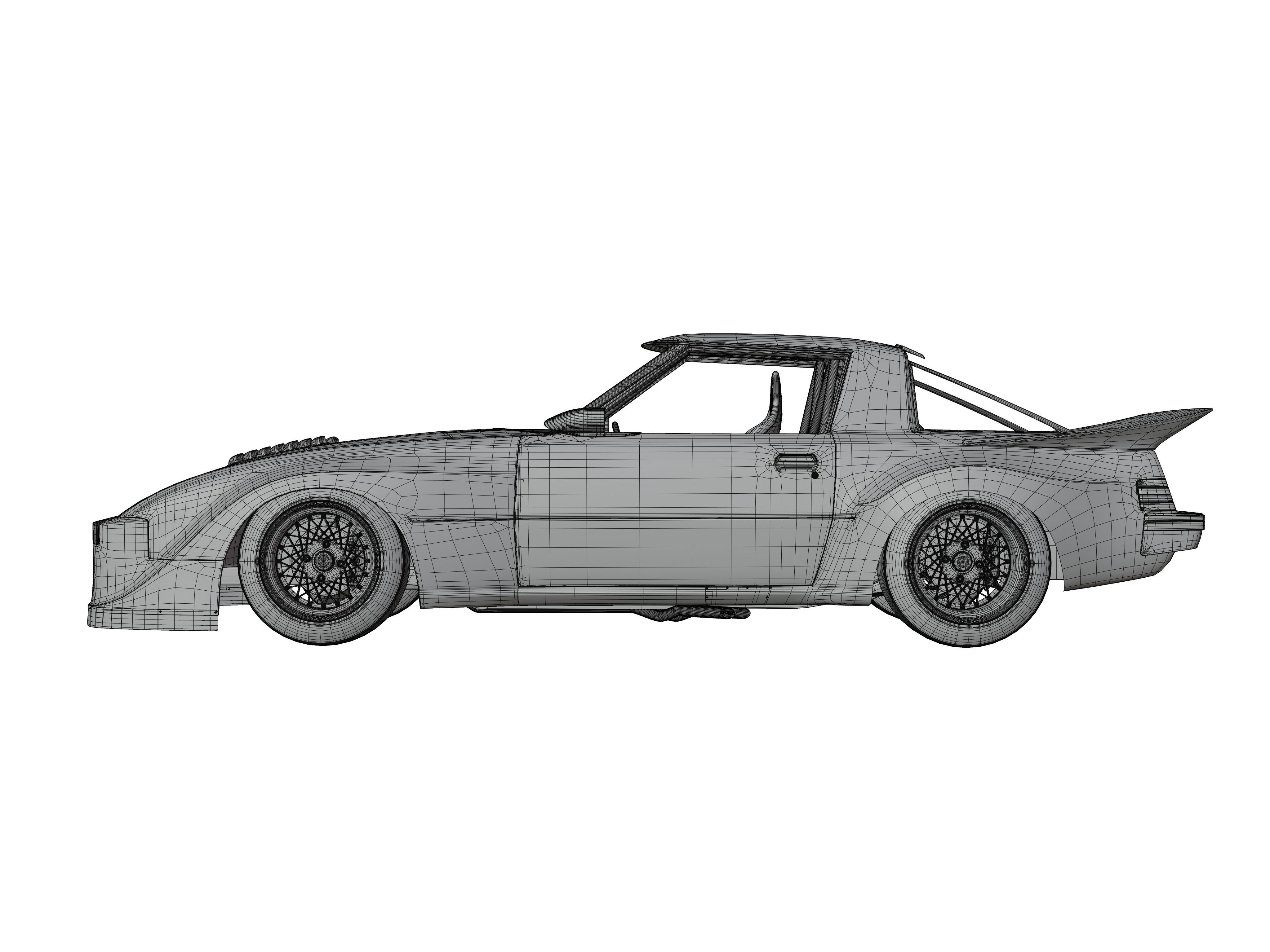 Mazda RX-7 SA22C IMSA 3D model 3D model | CGTrader