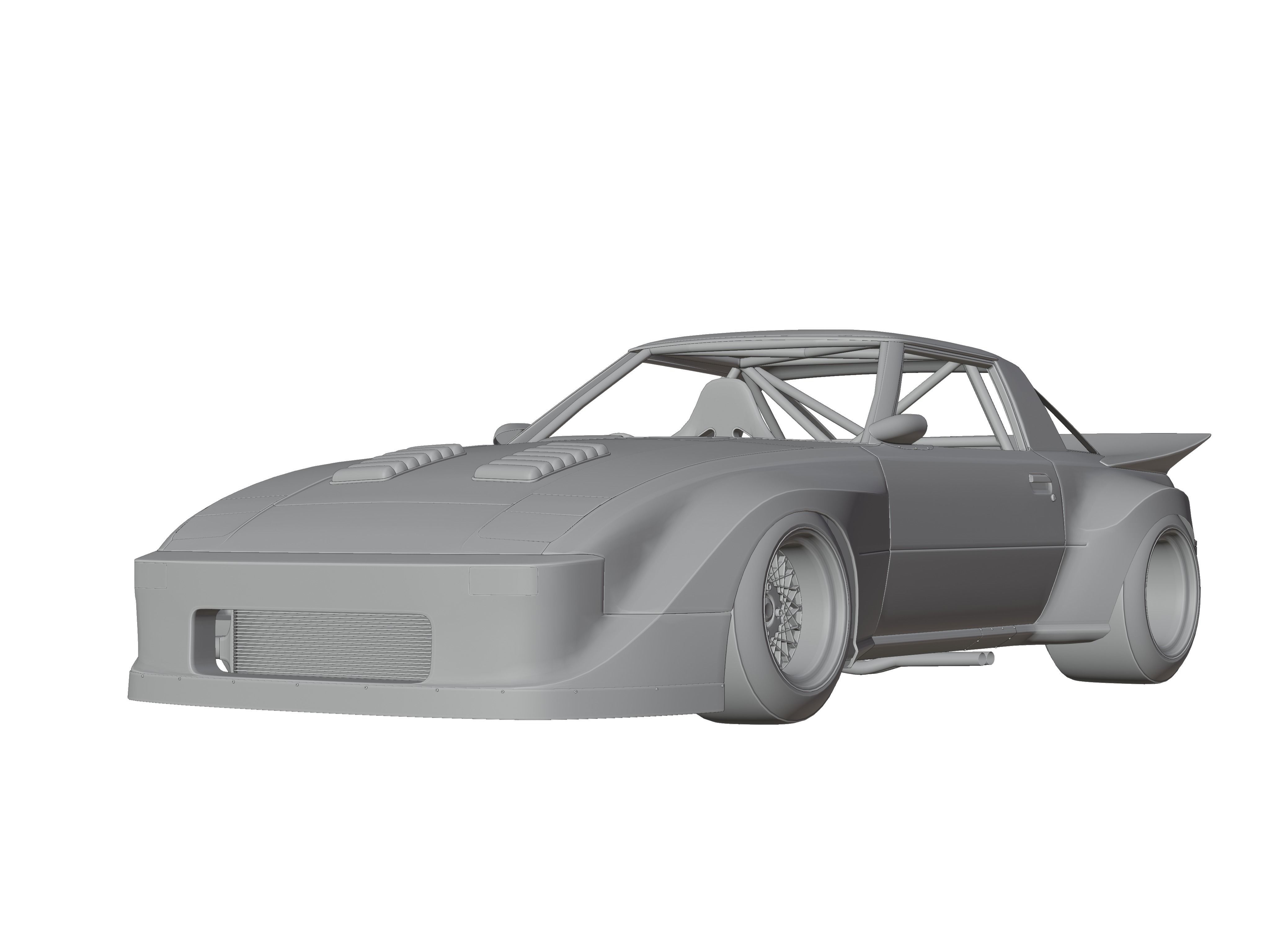 Mazda RX-7 SA22C IMSA 3D model 3D model | CGTrader