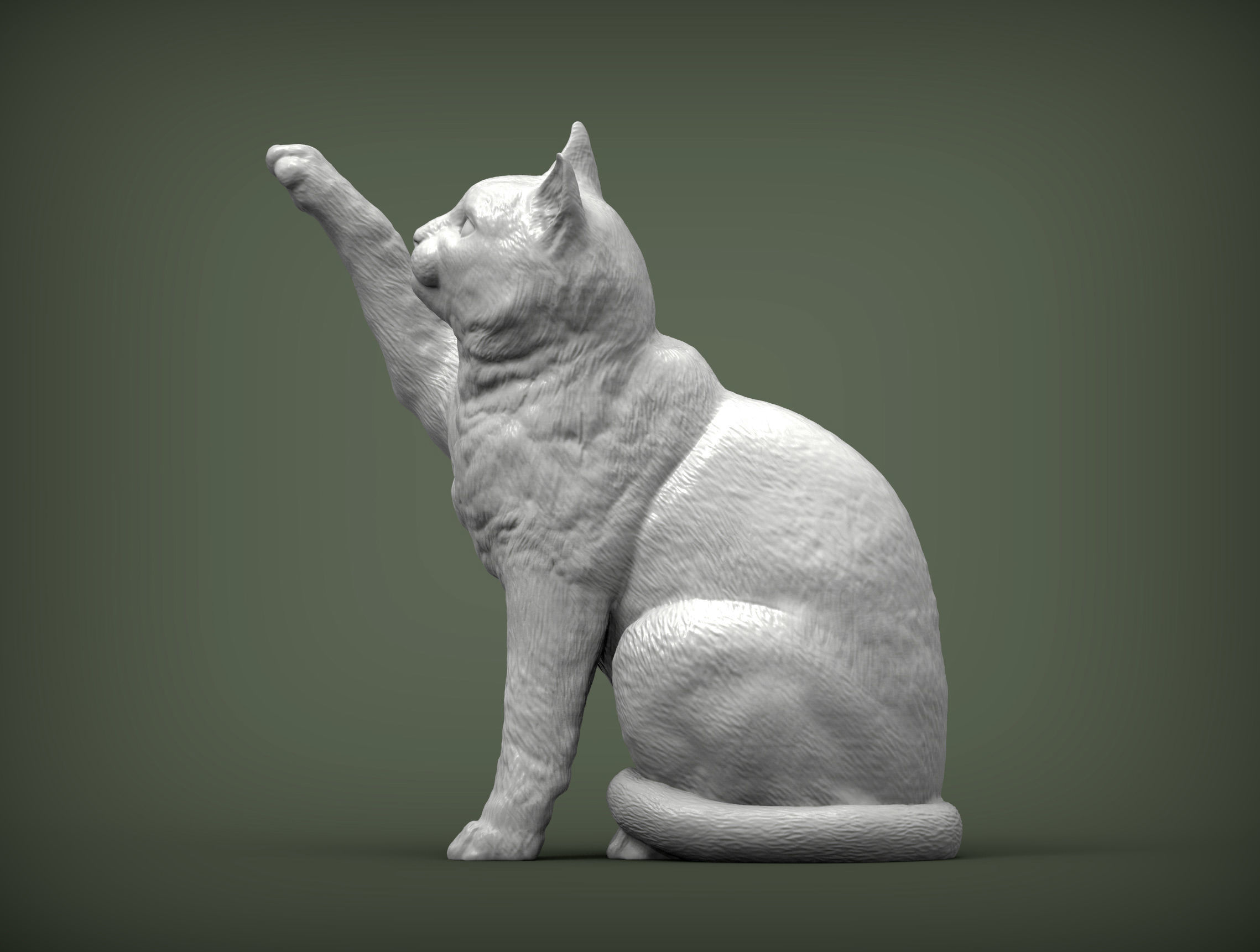 Cat for 3d printing 3D model 3D printable | CGTrader