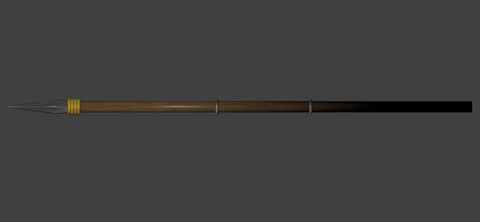Simple Lance 3D model | CGTrader