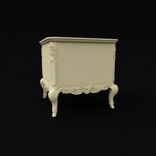 bedside table 3D model | CGTrader