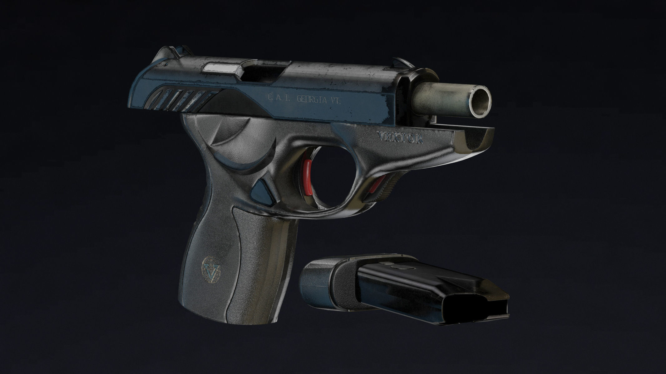 3D model Vektor CP1 Low Poly Realistic VR / AR / low-poly | CGTrader