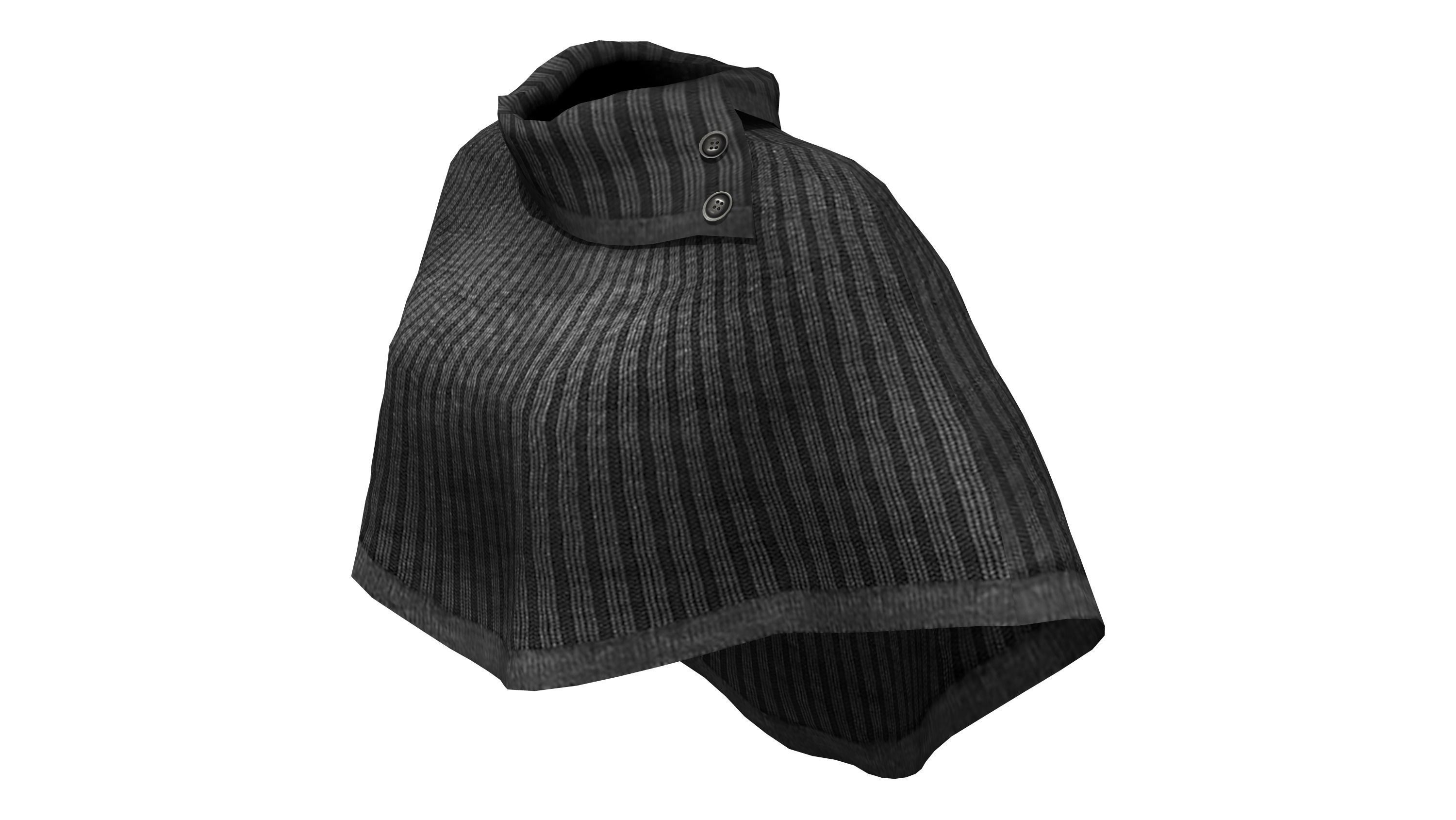 3D model Ladies Poncho V1 VR / AR / low-poly | CGTrader