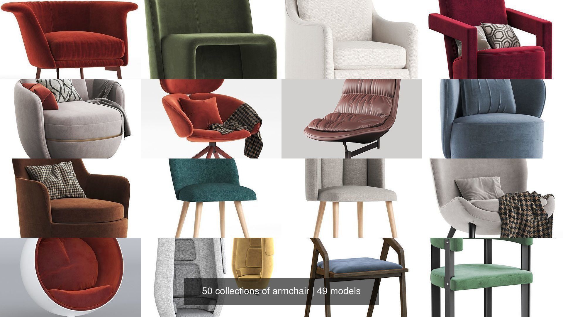 50 collections of armchair | CGTrader
