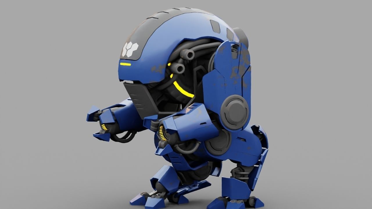 NEMO Fighter rigged character 3D model rigged | CGTrader