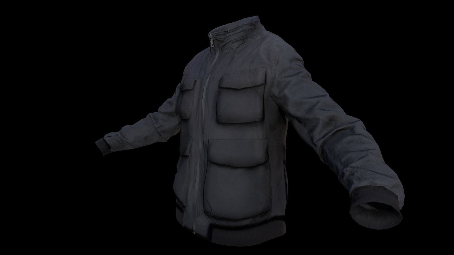 3D model jacket VR / AR / low-poly | CGTrader