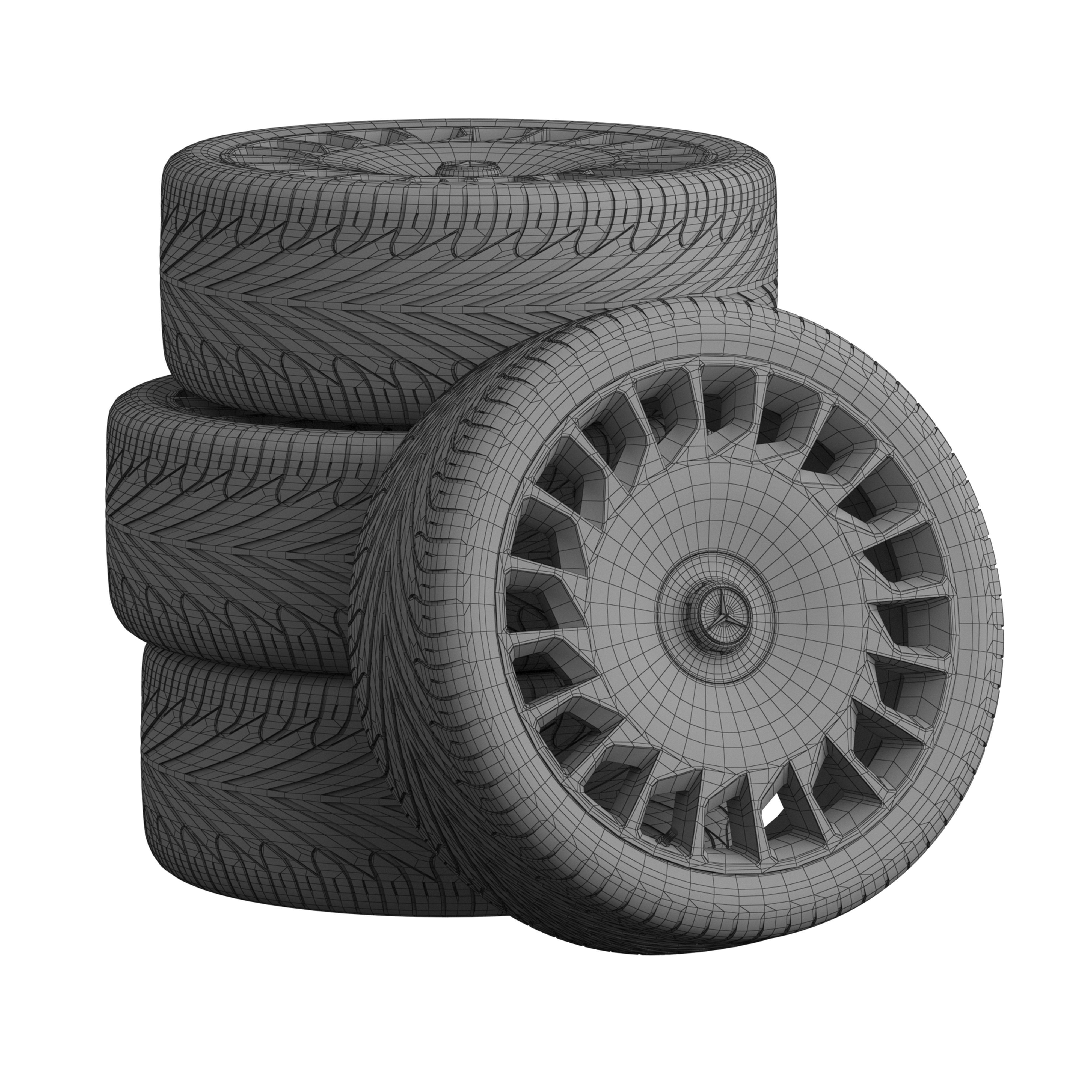 Mercedes Benz Maybach wheels 3D model | CGTrader