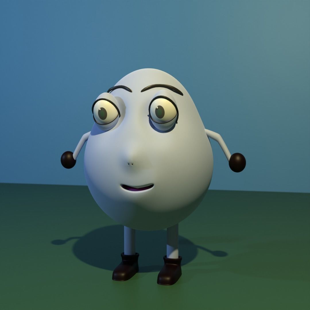 3D model Egg people male female VR / AR / low-poly | CGTrader