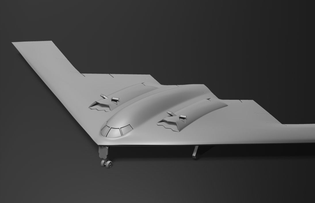 B2 bomber 3d print 3D model 3D printable | CGTrader