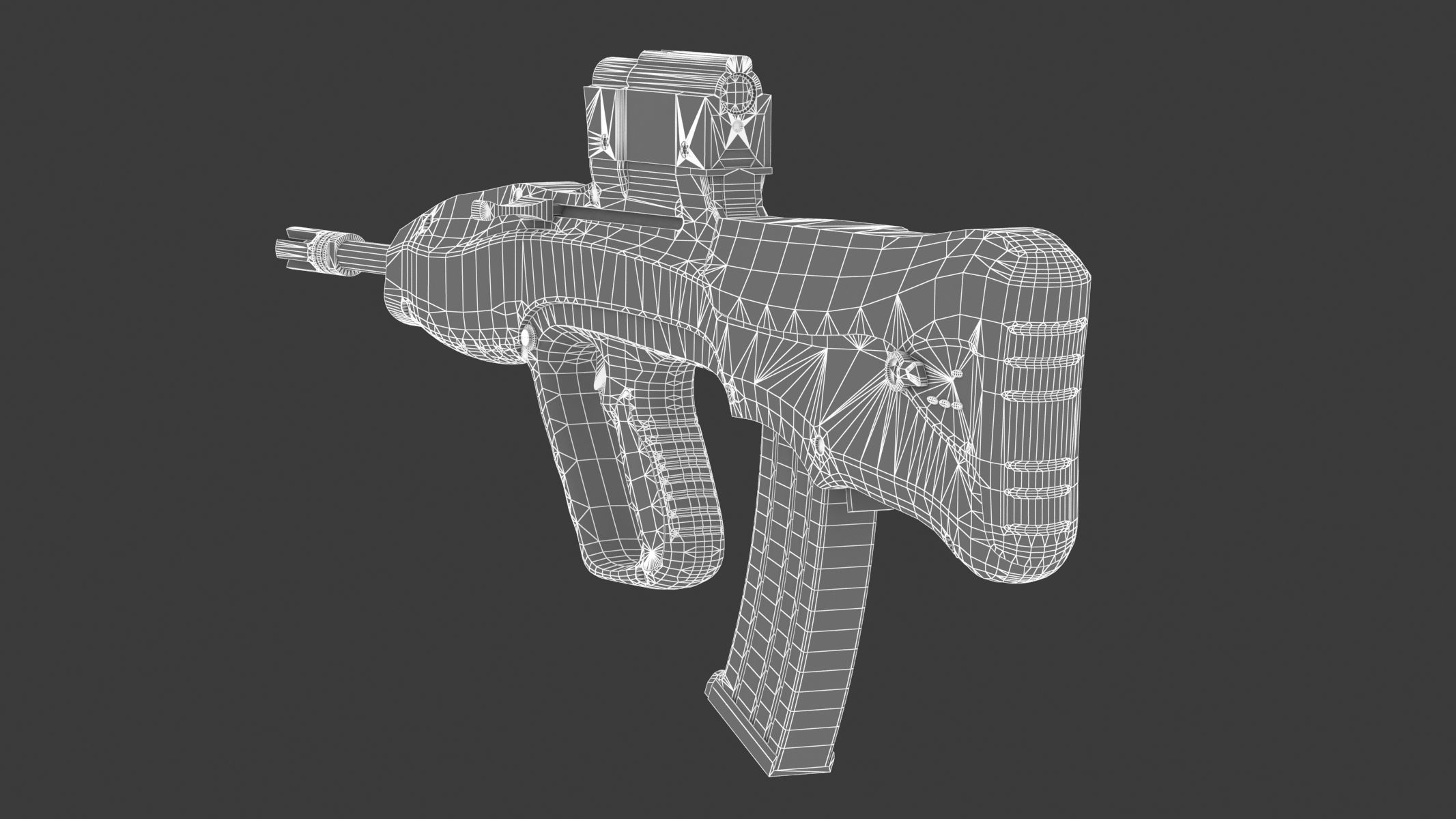 3D model Vektor CR-21 Low Poly Realistic VR / AR / low-poly | CGTrader