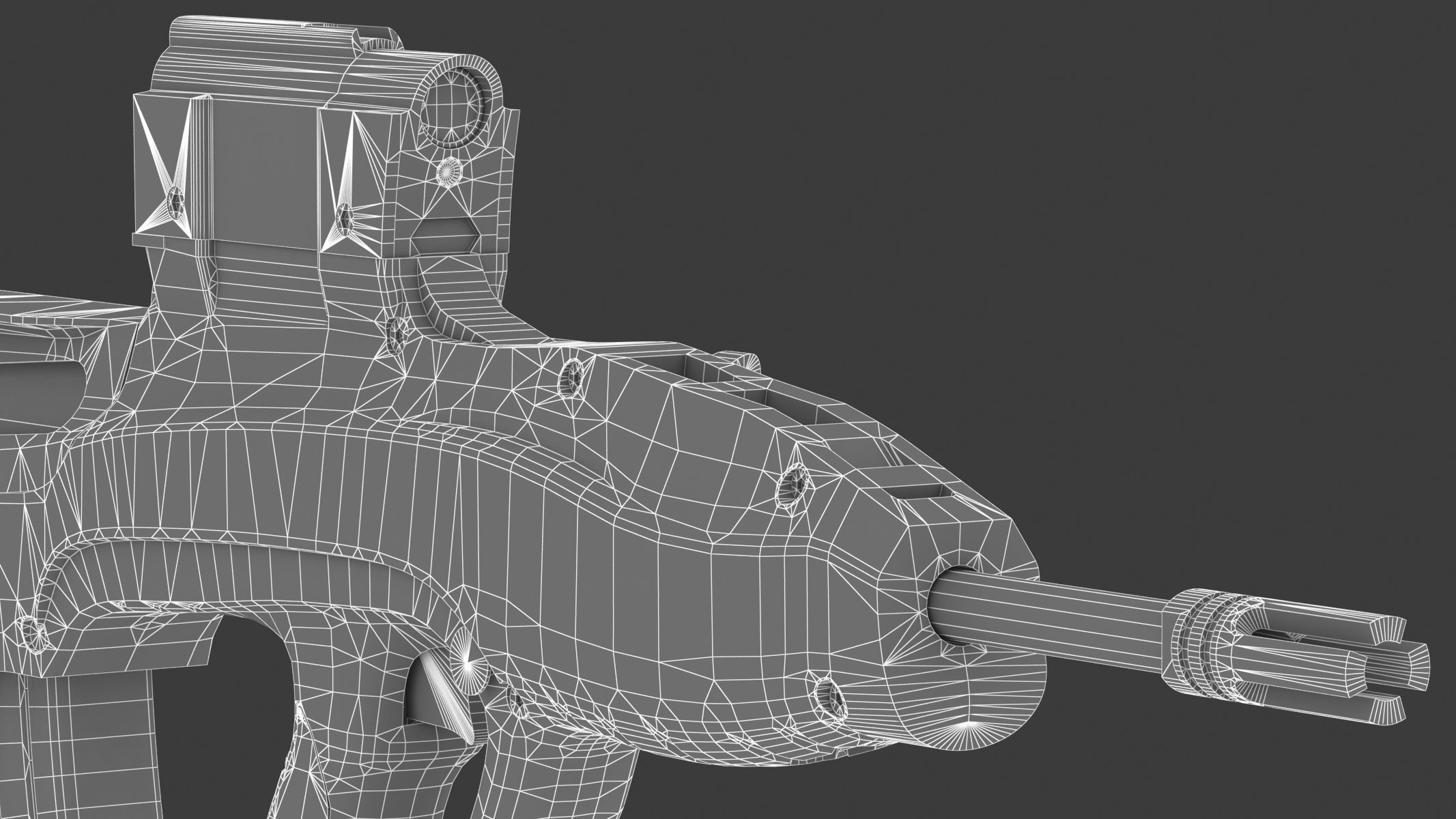 3D model Vektor CR-21 Low Poly Realistic VR / AR / low-poly | CGTrader