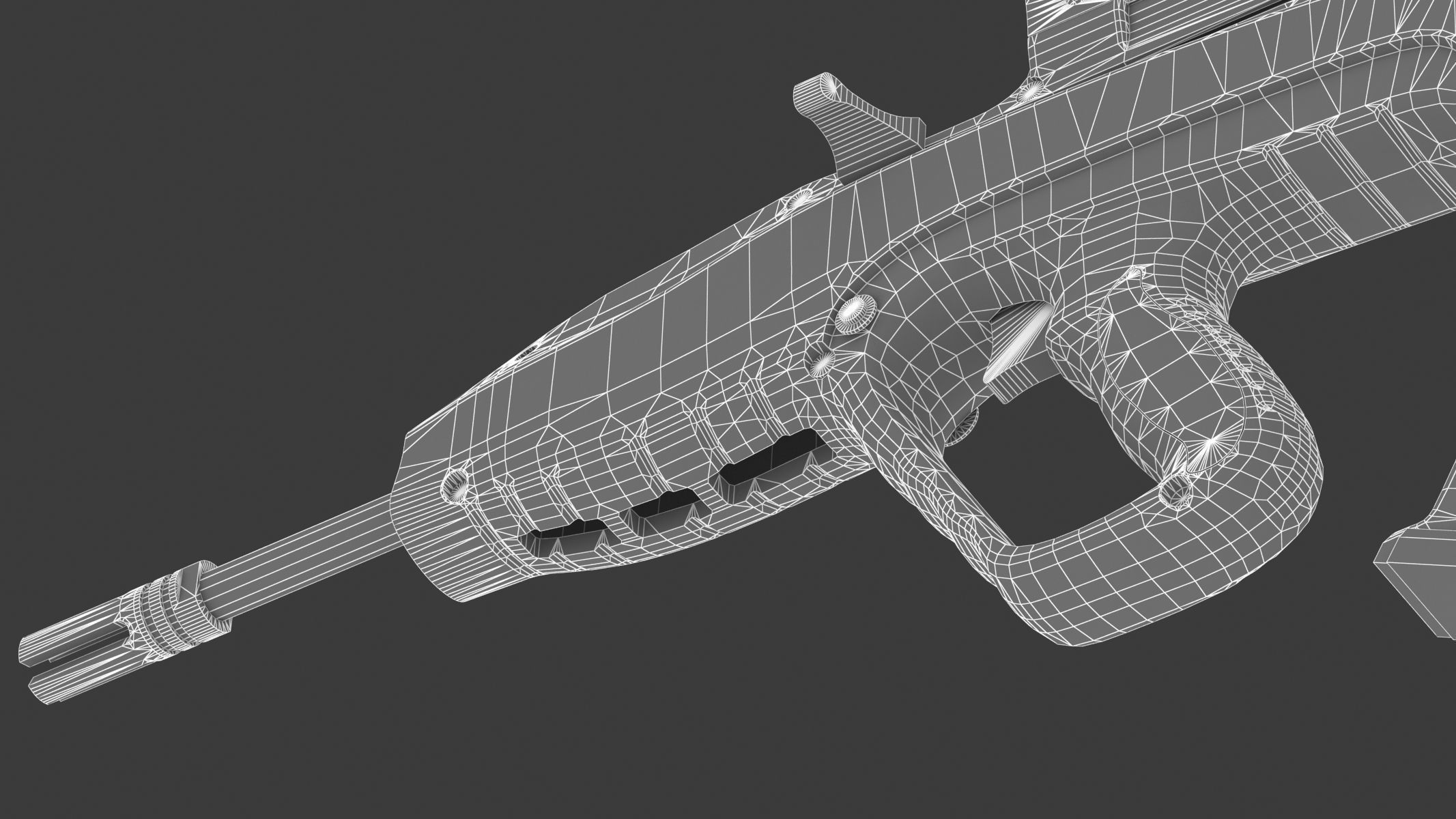 3D model Vektor CR-21 Low Poly Realistic VR / AR / low-poly | CGTrader