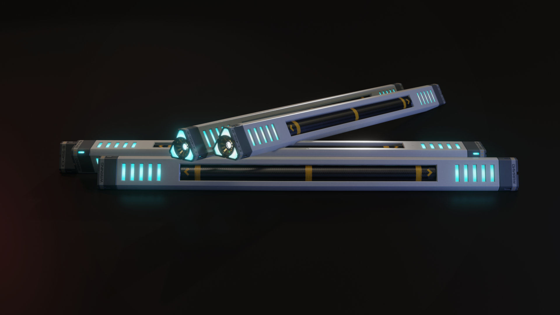 3D model Sci-Fi Rod Model-A VR / AR / low-poly | CGTrader