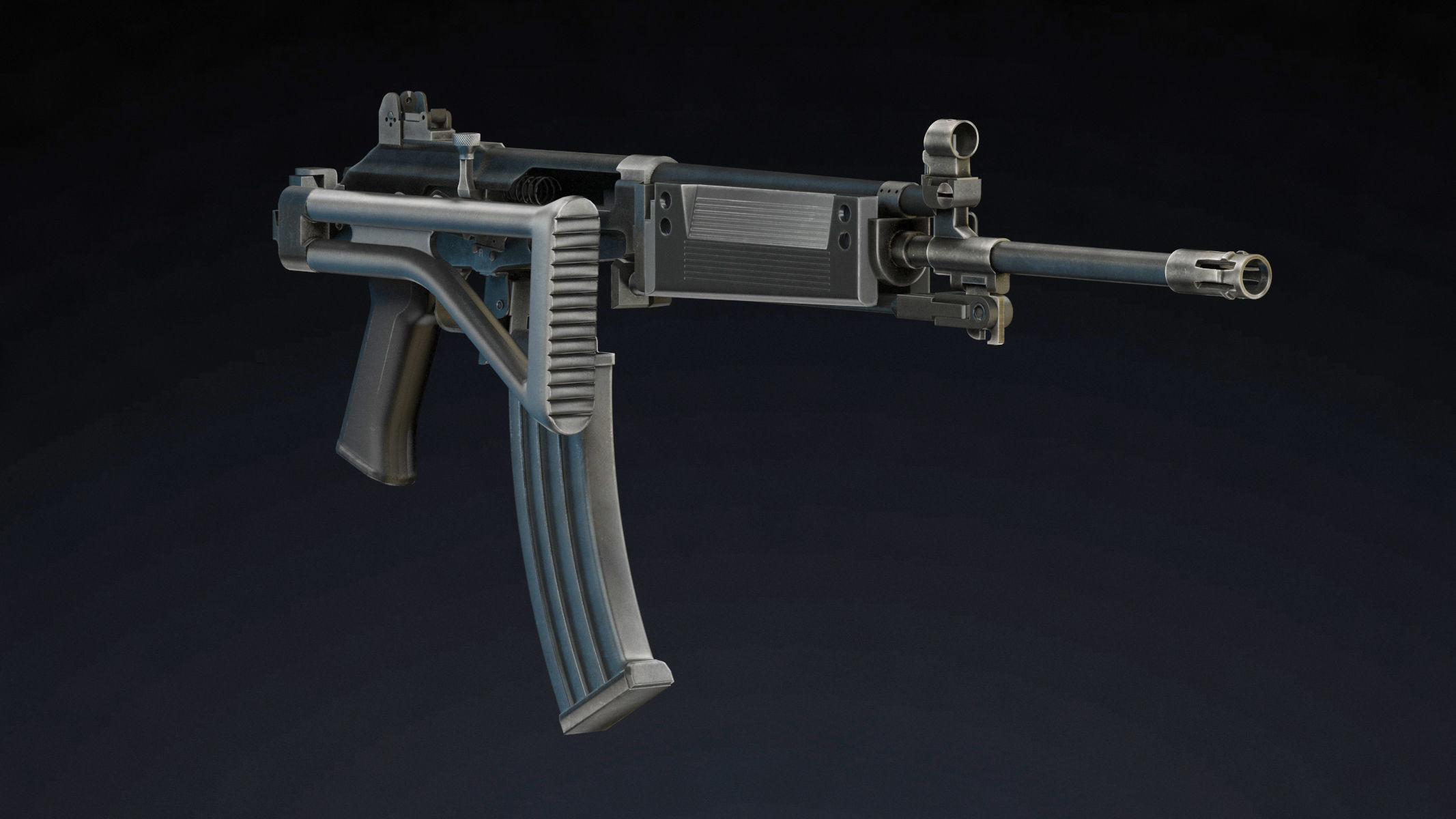 3D model Vektor R4 Low Poly Realistic VR / AR / low-poly | CGTrader