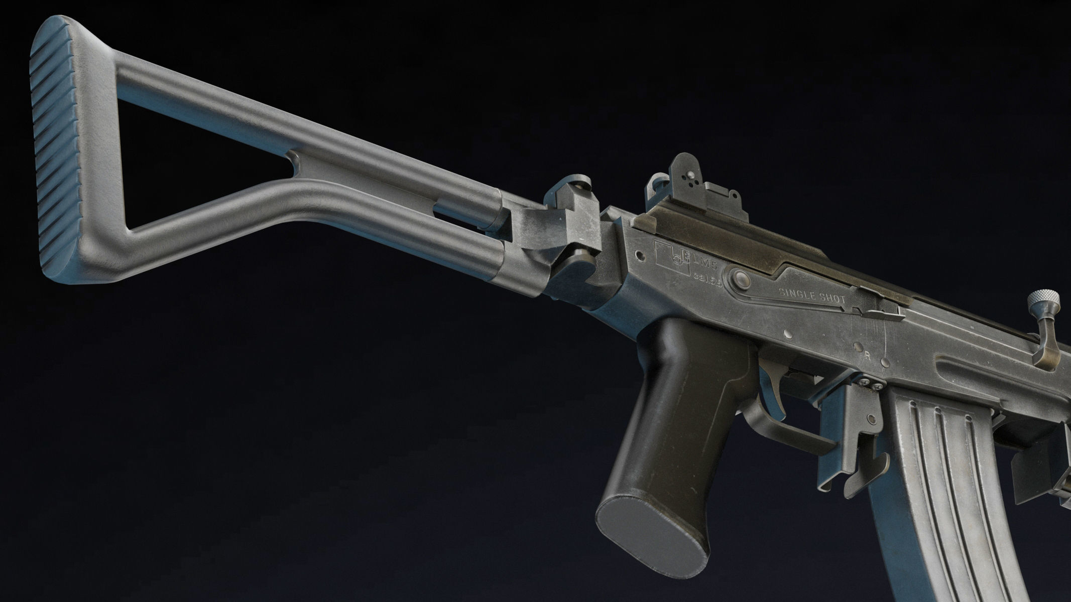 3D model Vektor R4 Low Poly Realistic VR / AR / low-poly | CGTrader