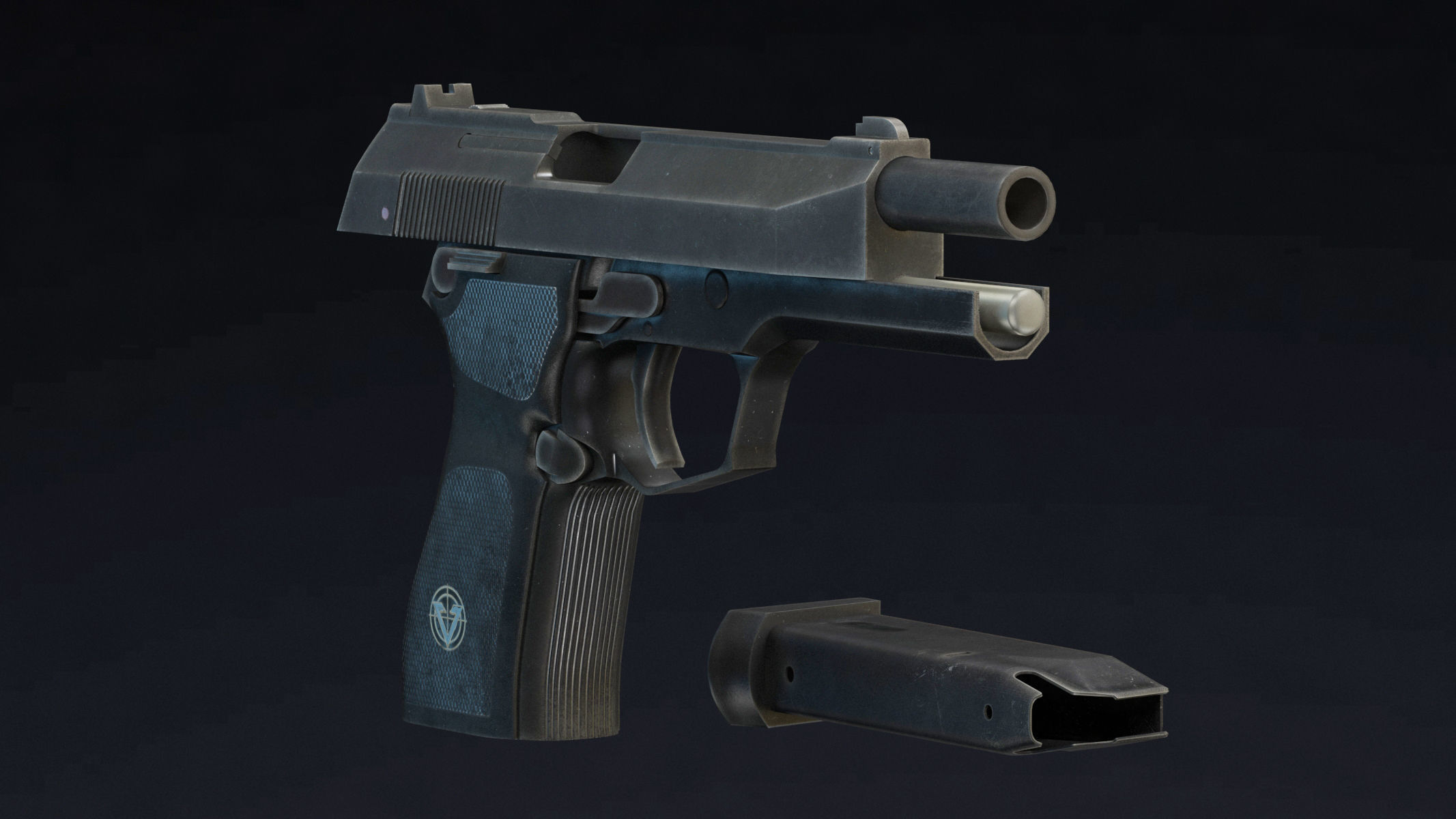 3D model Vektor SP1 Low Poly Realistic VR / AR / low-poly | CGTrader