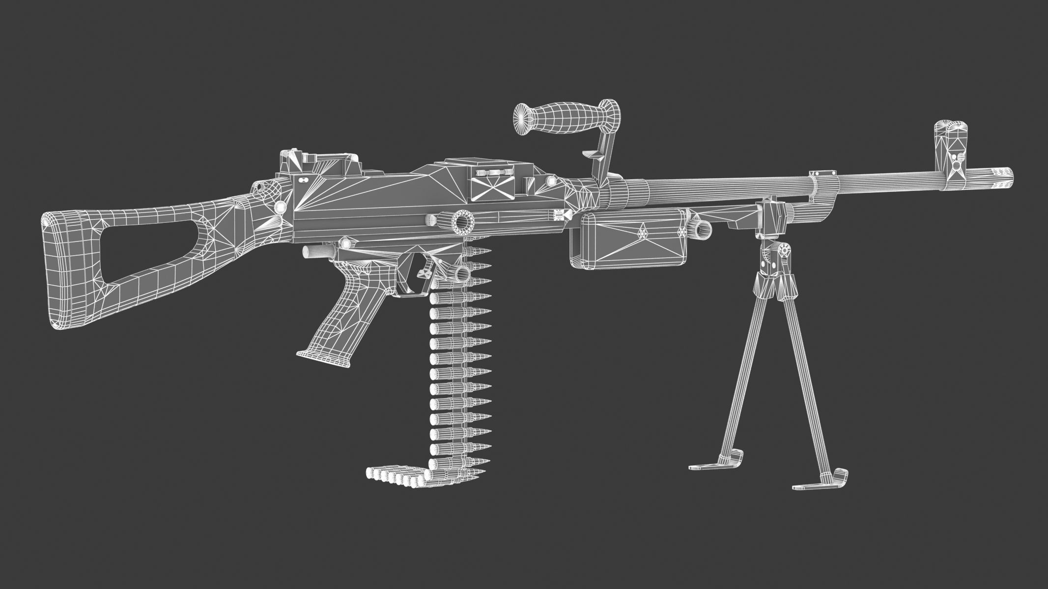 3D model Vektor SS-77 Low Poly Realistic VR / AR / low-poly | CGTrader