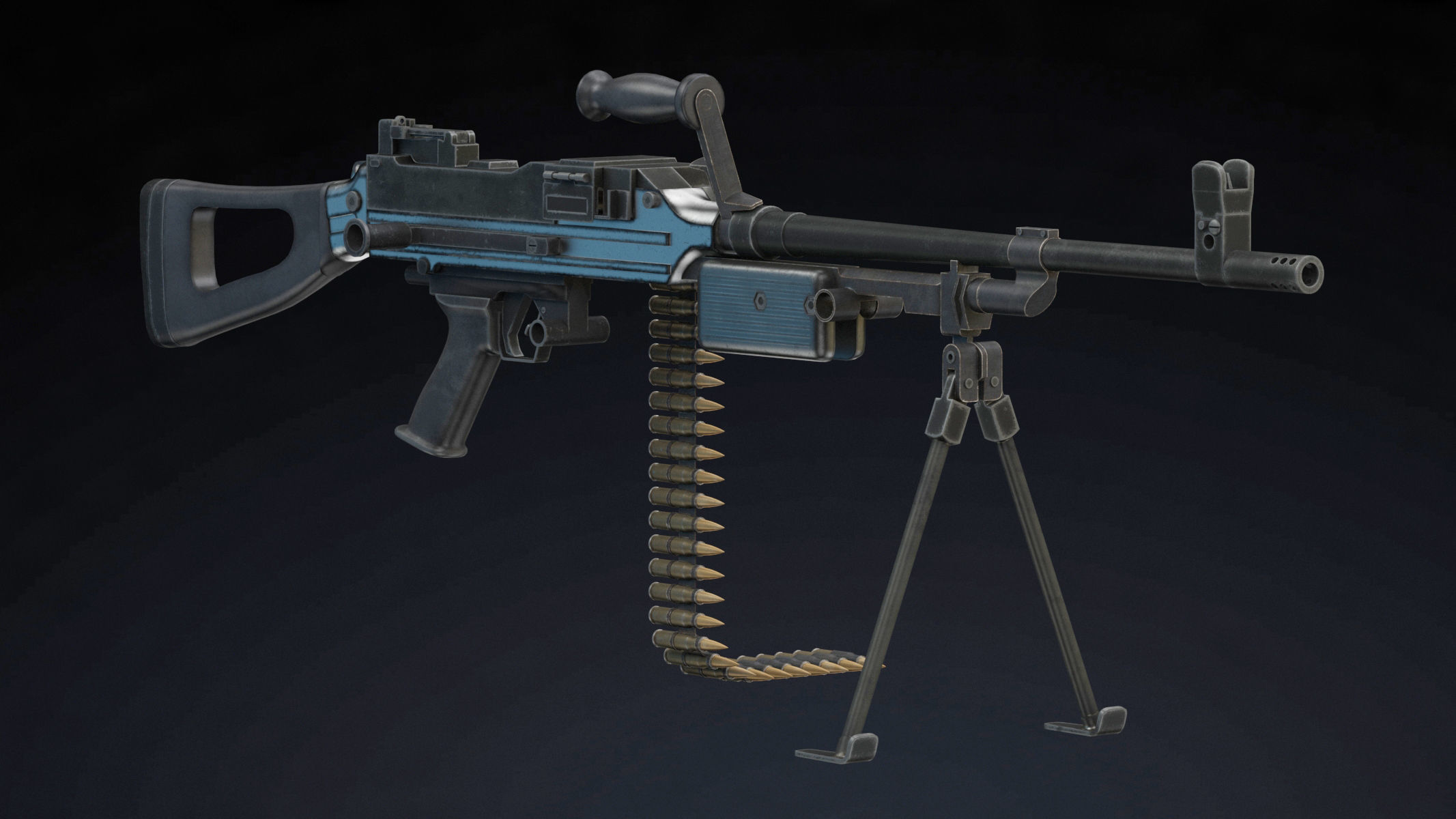 3D model Vektor SS-77 Low Poly Realistic VR / AR / low-poly | CGTrader