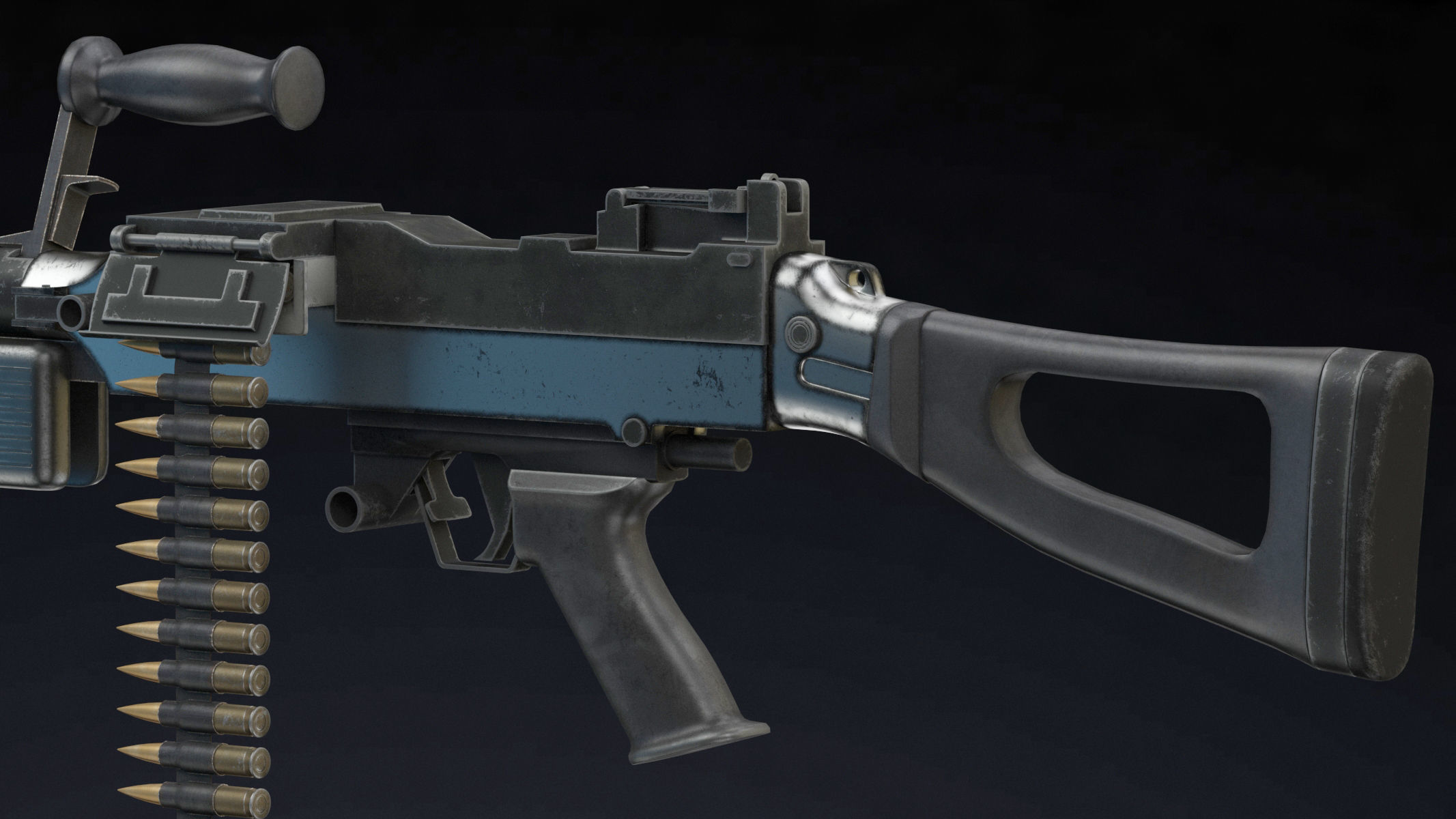 3D model Vektor SS-77 Low Poly Realistic VR / AR / low-poly | CGTrader