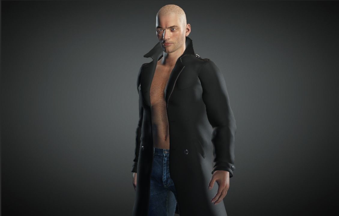 Agent Character 3D model rigged | CGTrader