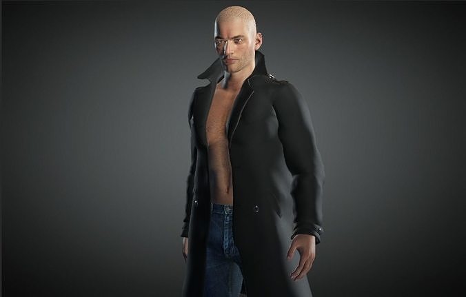 Agent Character 3D model rigged | CGTrader