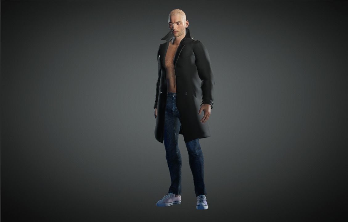 Agent Character 3D model rigged | CGTrader