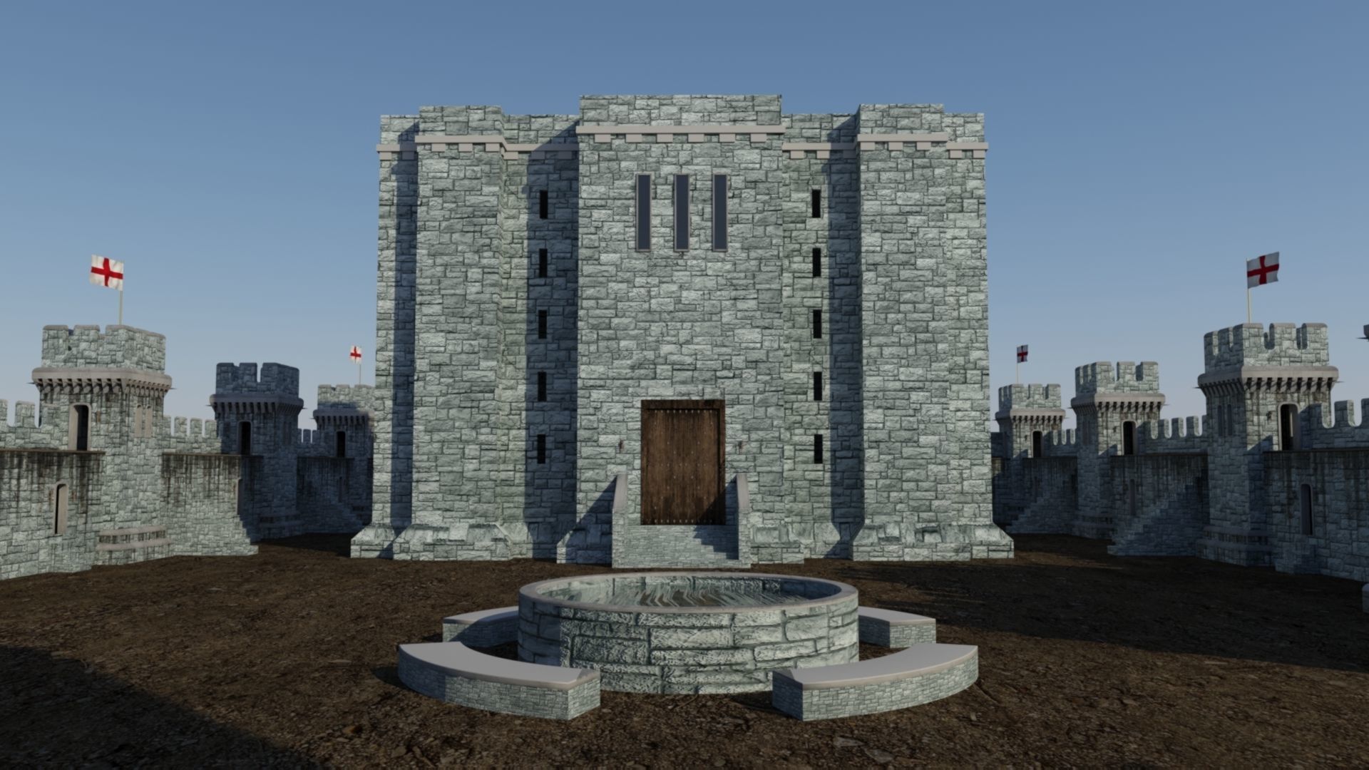 Medieval Fortress 3D model | CGTrader