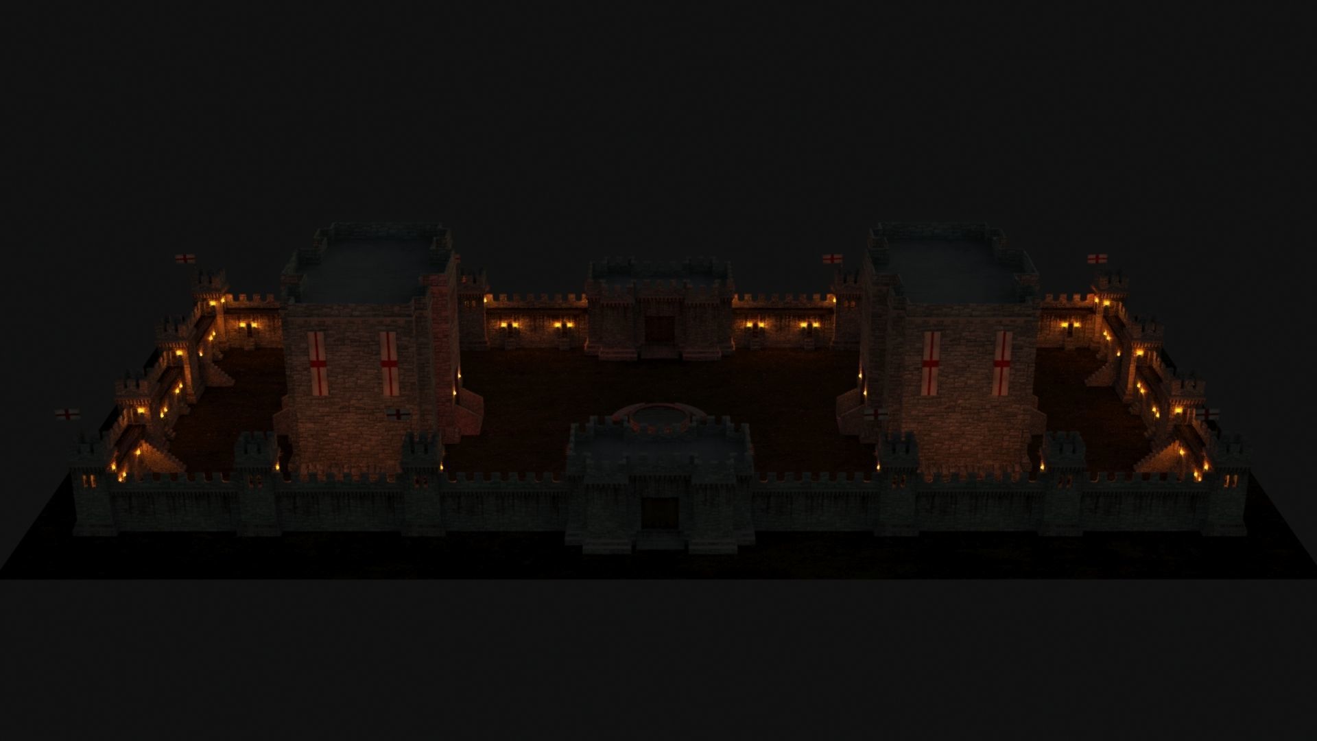 Medieval Fortress 3D model | CGTrader