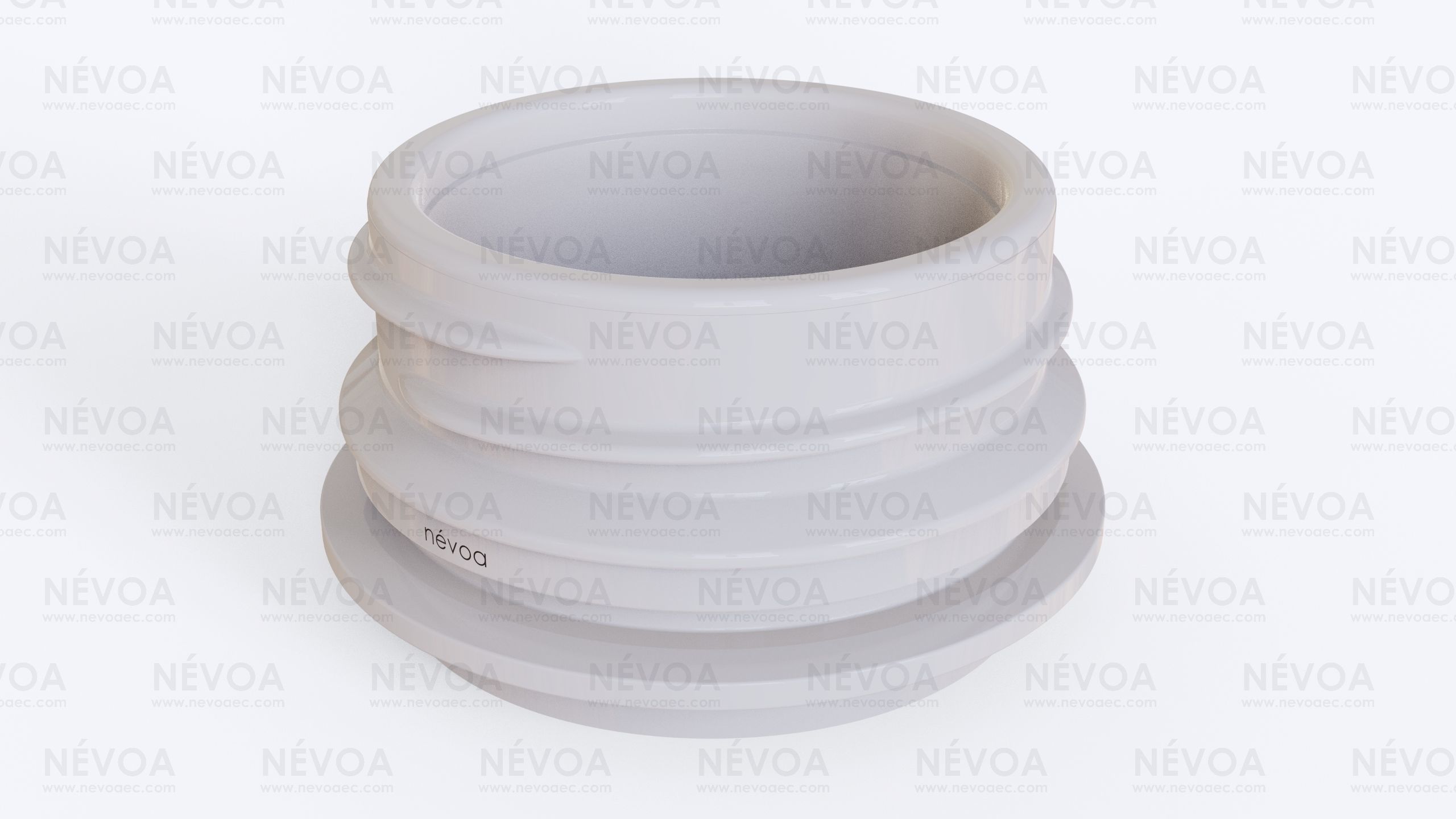 Neck finish - PCF 38P 4 - voluntary standard hot fill finish 3D model ...