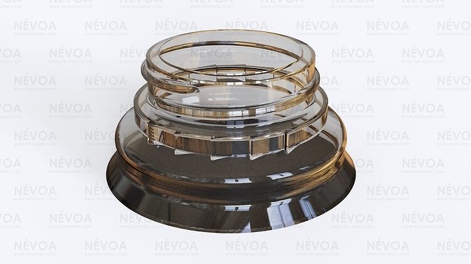 Neck finish - PCF 38P 5 - voluntary standard non-carbonated 3D model ...