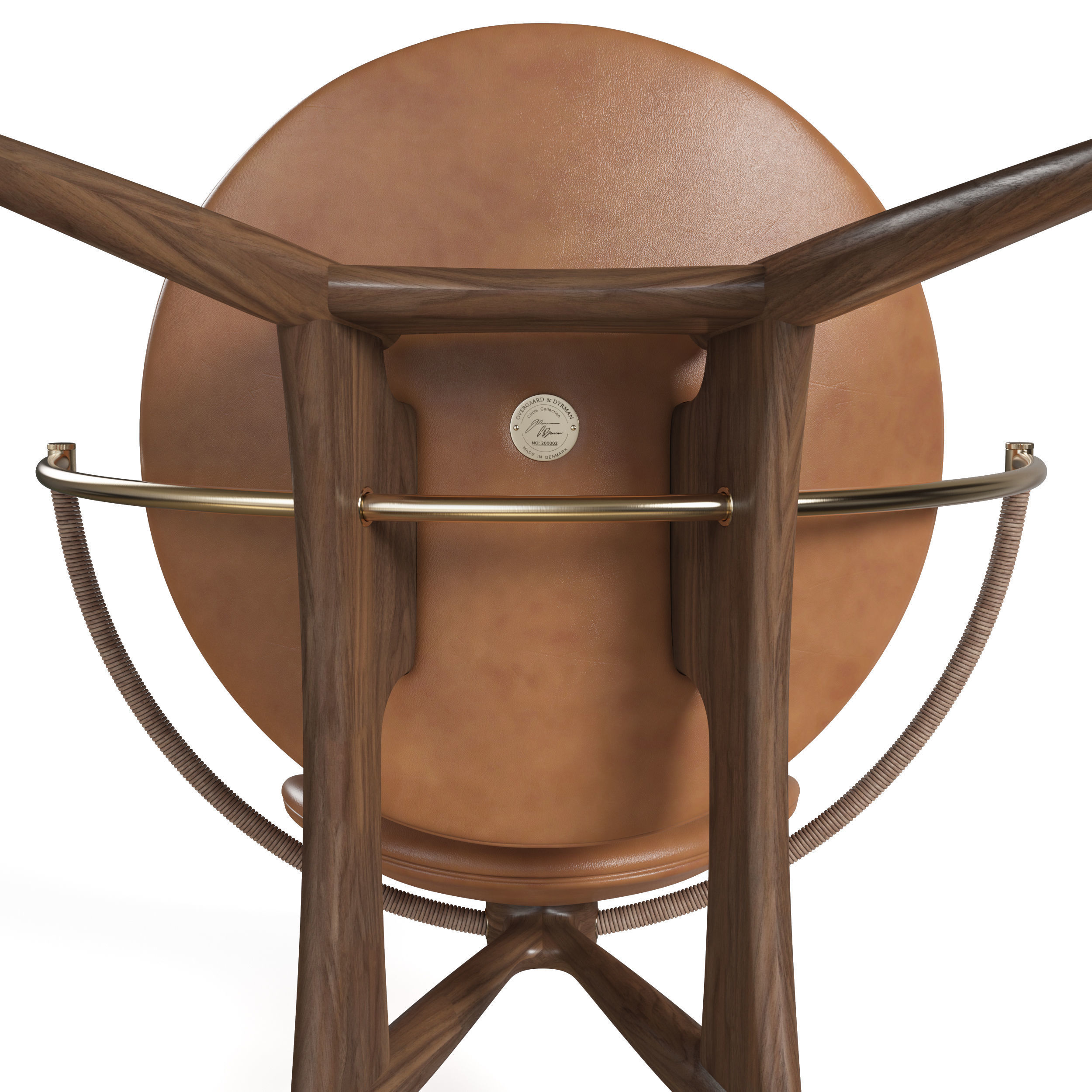 Circle Dining Chair Overgaard Dyrman 3D model | CGTrader