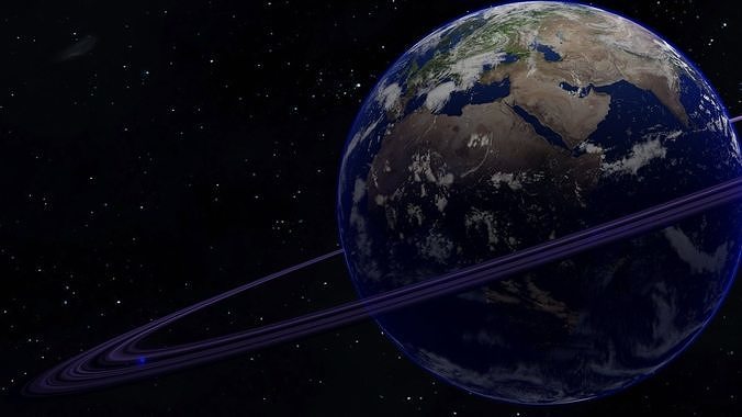 Alpha Earth planet 3D model animated | CGTrader