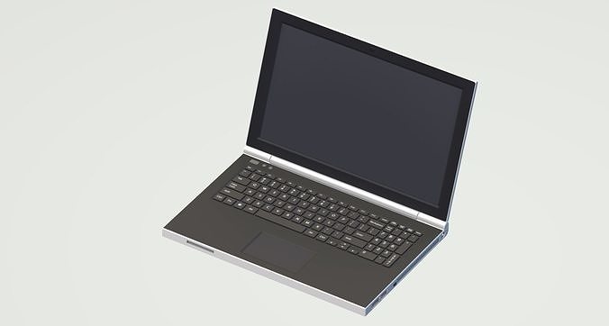Laptop computer free 3D model | CGTrader
