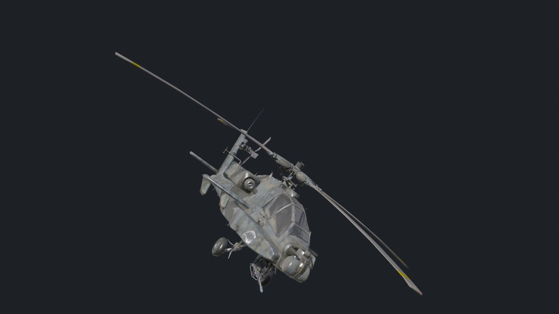 3D model AH64 Apache 3D LowPoly Model VR / AR / low-poly | CGTrader