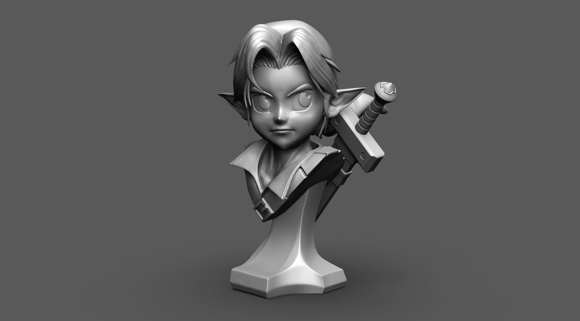Link Bust for 3D Printing 3D model 3D printable | CGTrader