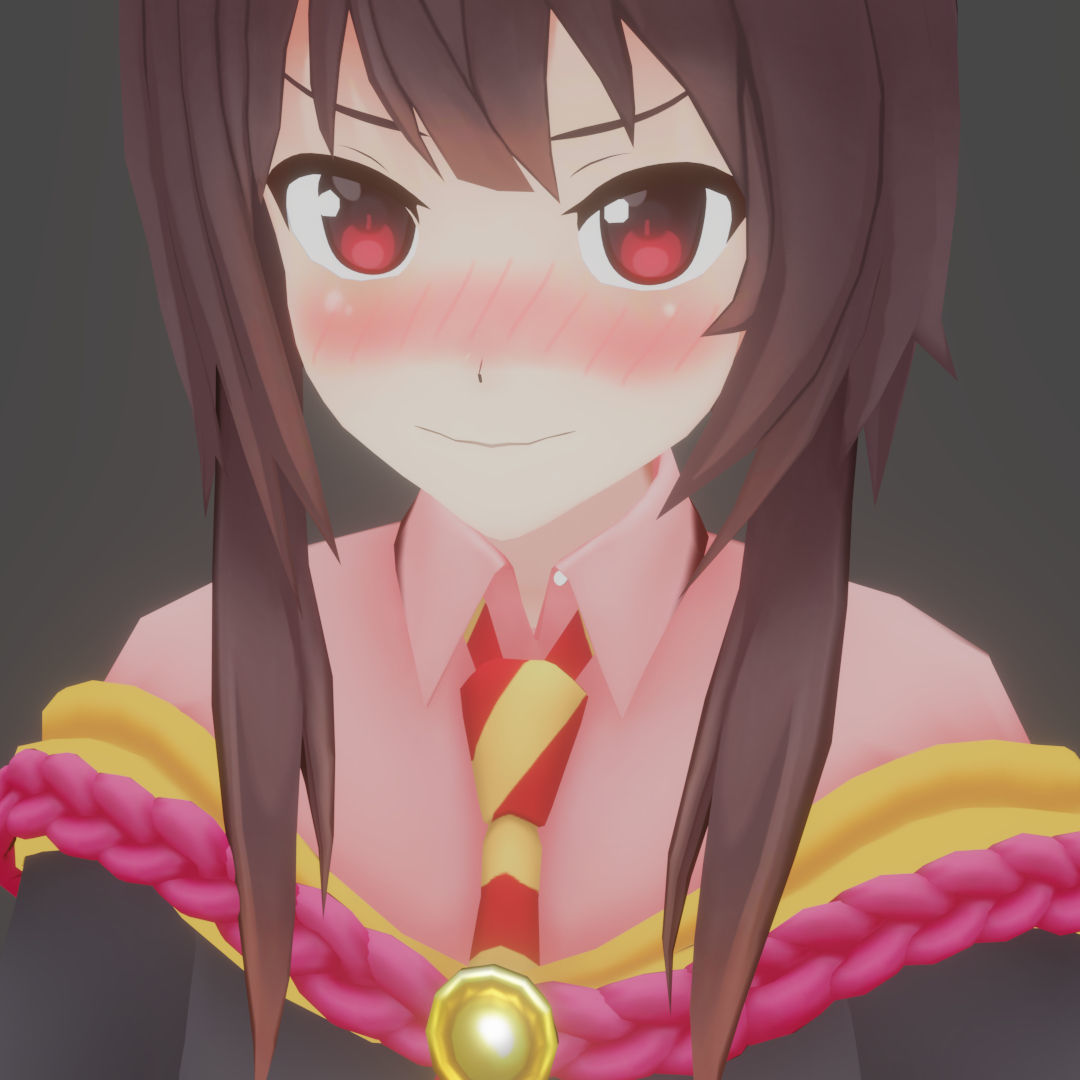 3D model Megumin 3D VRchat model VR / AR / low-poly | CGTrader