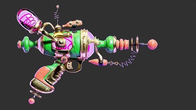 Alien Gun Weapon 3D model | CGTrader