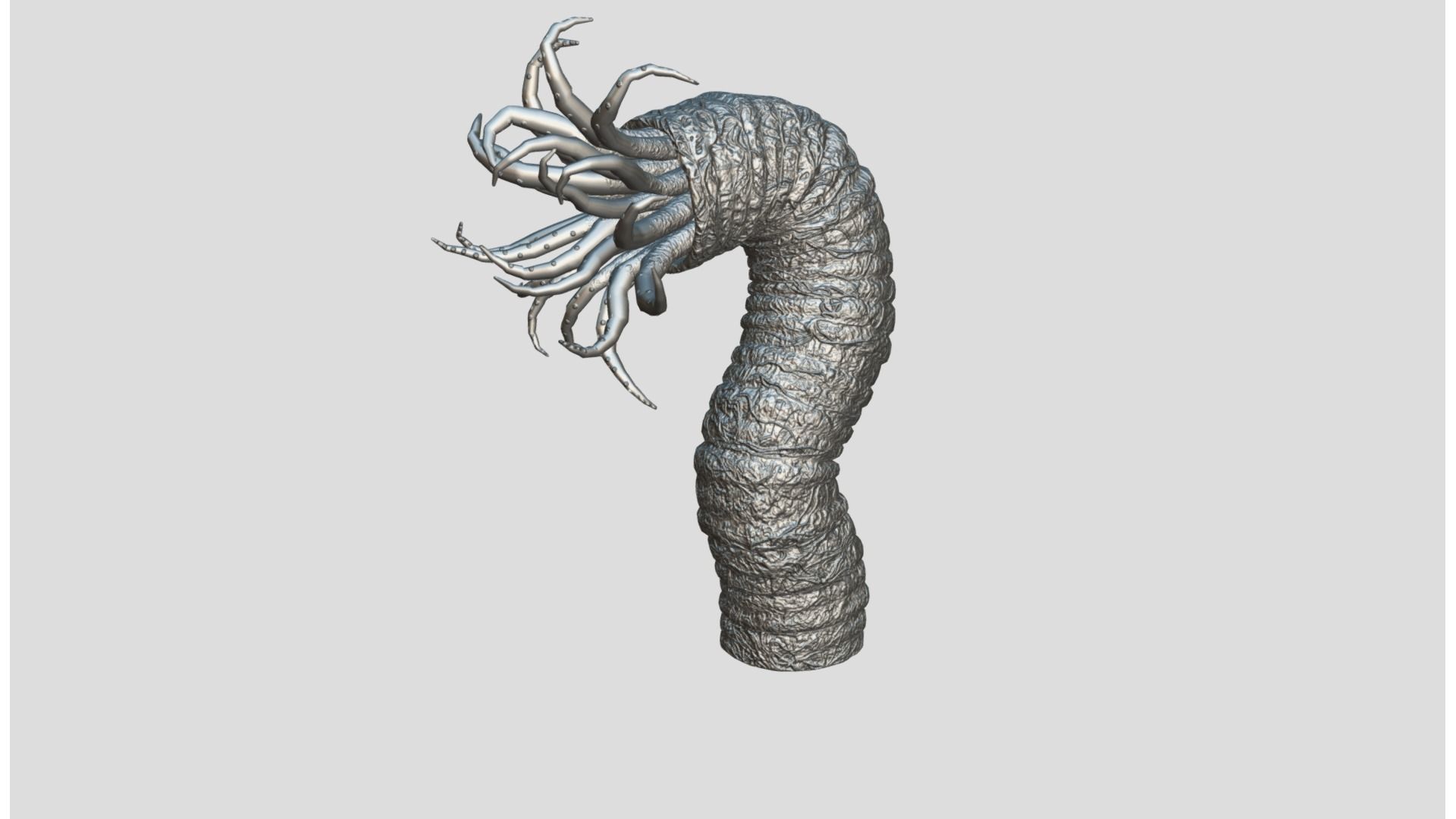 Beast tentacle 3D model animated rigged | CGTrader