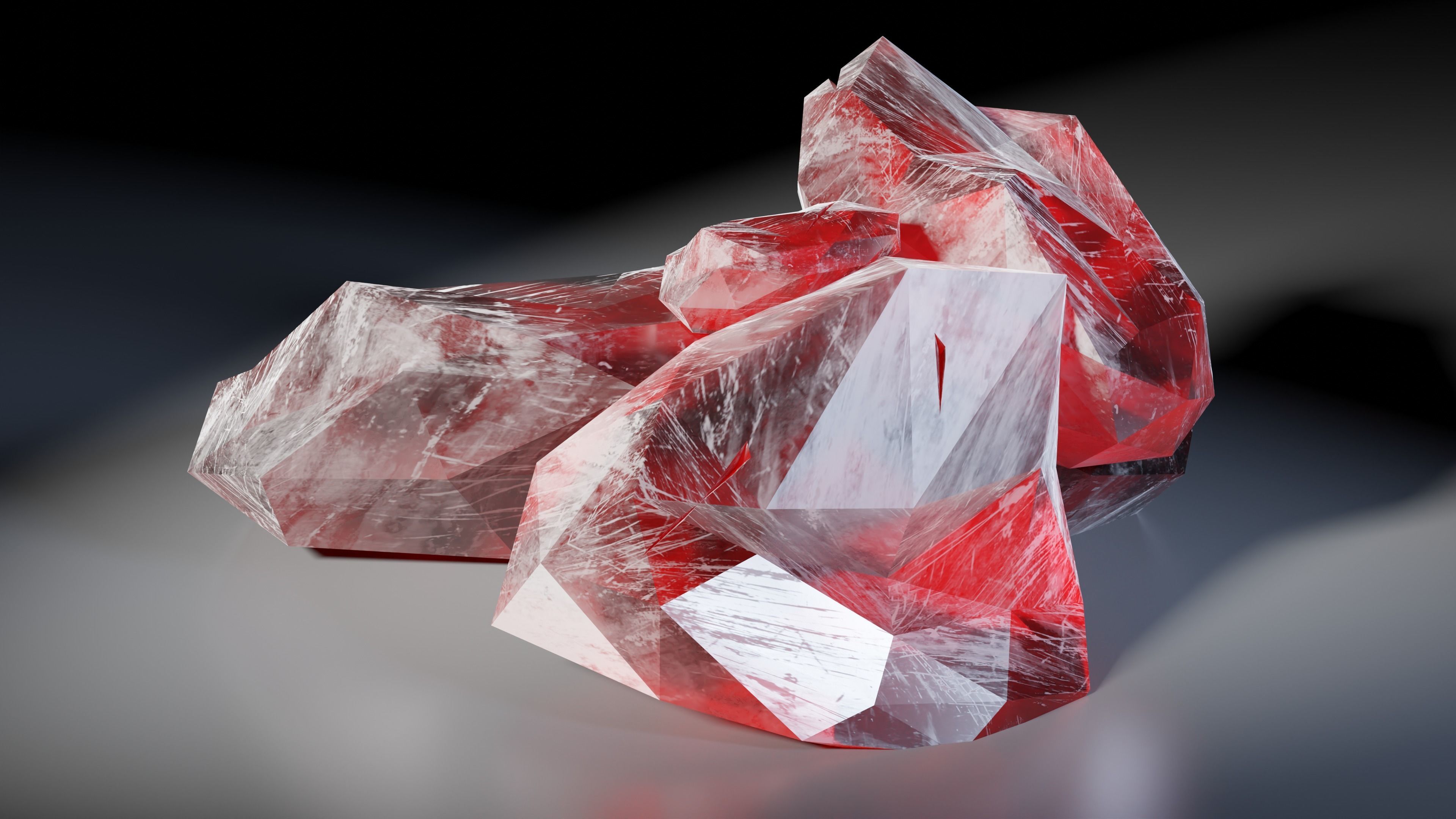 3D model Red Ruby VR / AR / low-poly | CGTrader