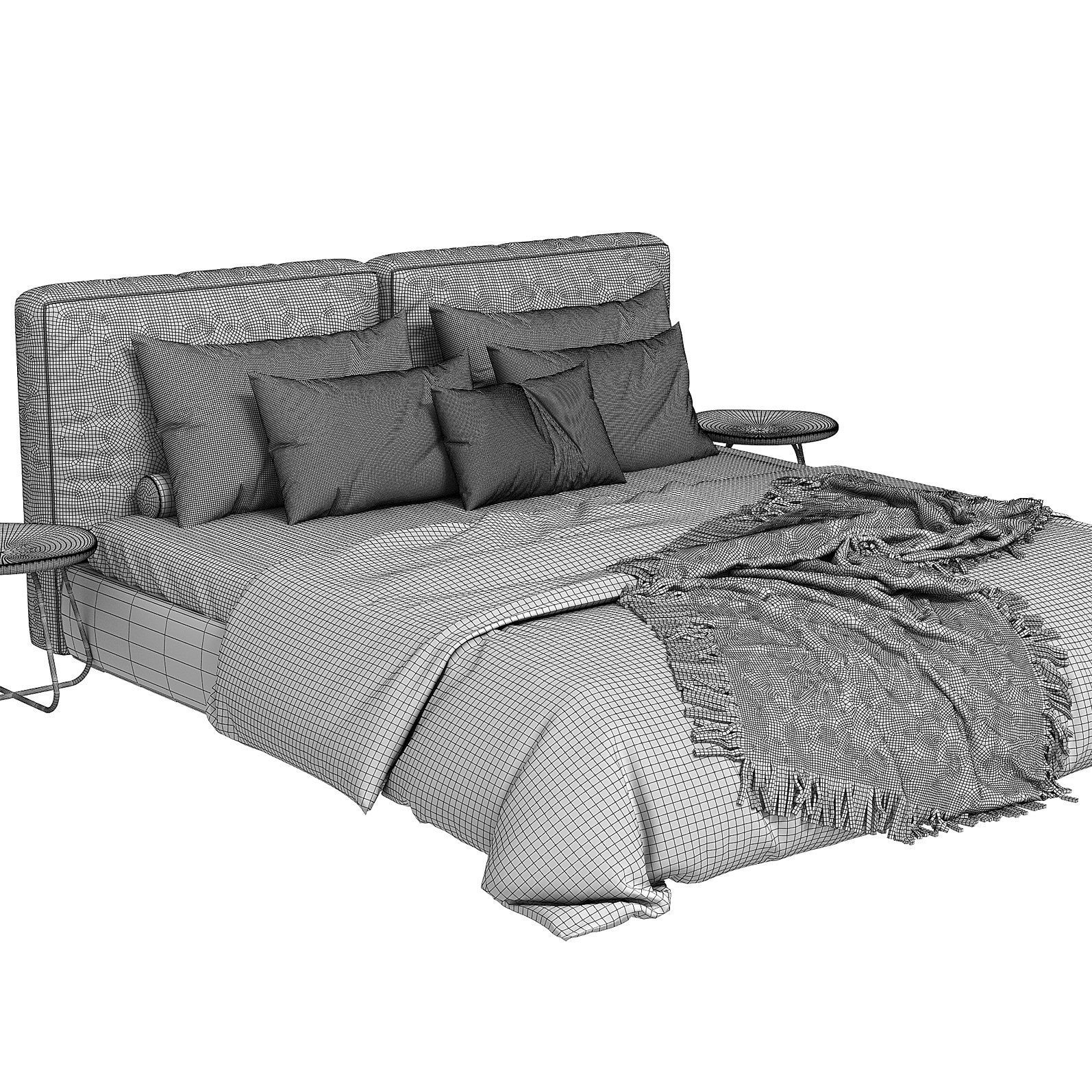 Dall Agnese Comfort Bed 3D model | CGTrader
