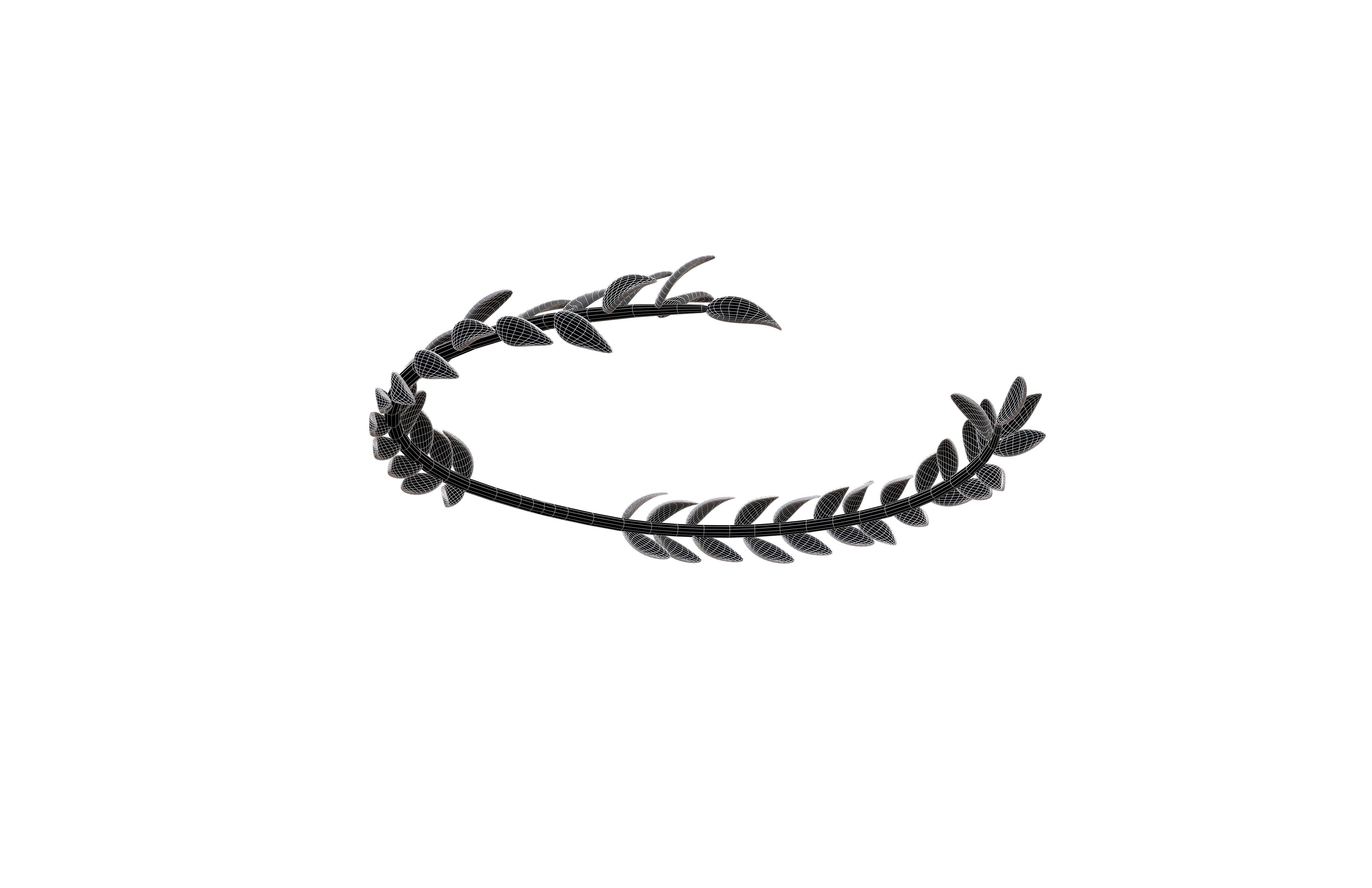 3D model Laurel Wreath Head v1 009 VR / AR / low-poly | CGTrader
