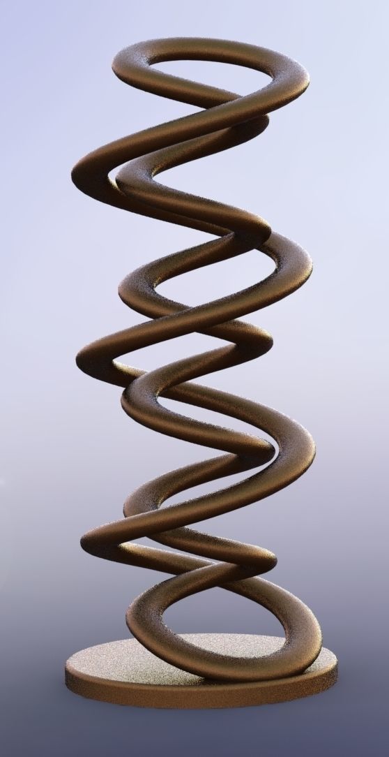 Incredible and mesmerizing spiral art 3D model 3D printable | CGTrader